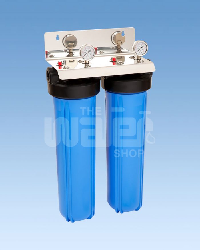 Big Blue/High Flow Twin 20" Whole House - The Water Shop - Water Filter